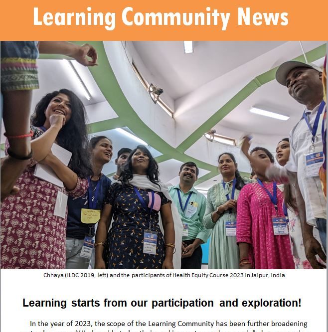 The 2nd Learning Community News is published! | Asian Health Institute ...