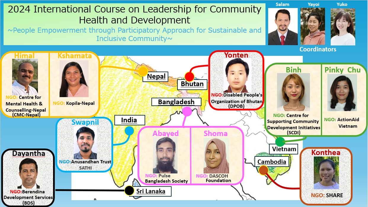 Overview of the 2024 International Course on Leadership for Community ...
